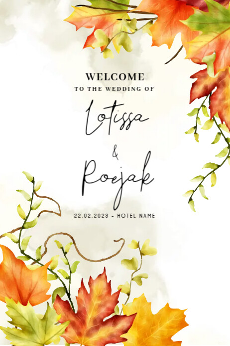 Spring Wedding Template | PosterMyWall