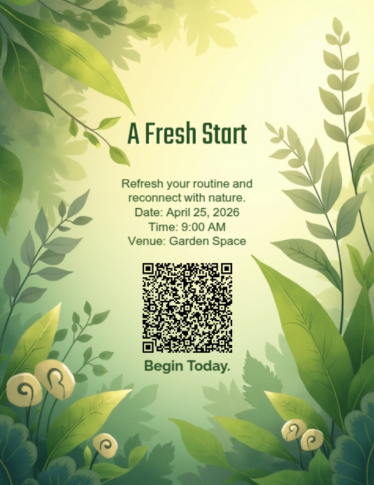 Spring Wellness Flyer Template | PosterMyWall