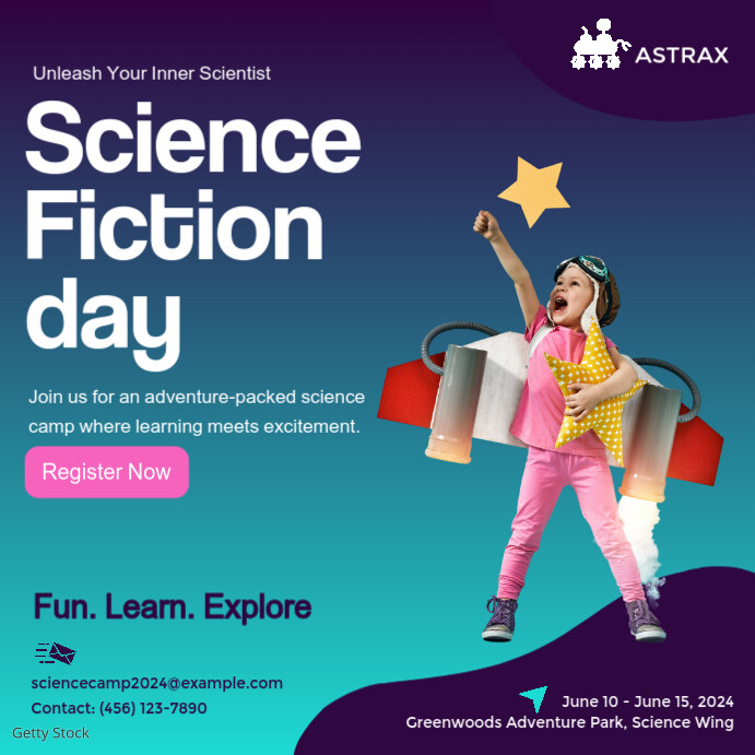 Plantilla de Square science fiction day instagram template | PosterMyWall