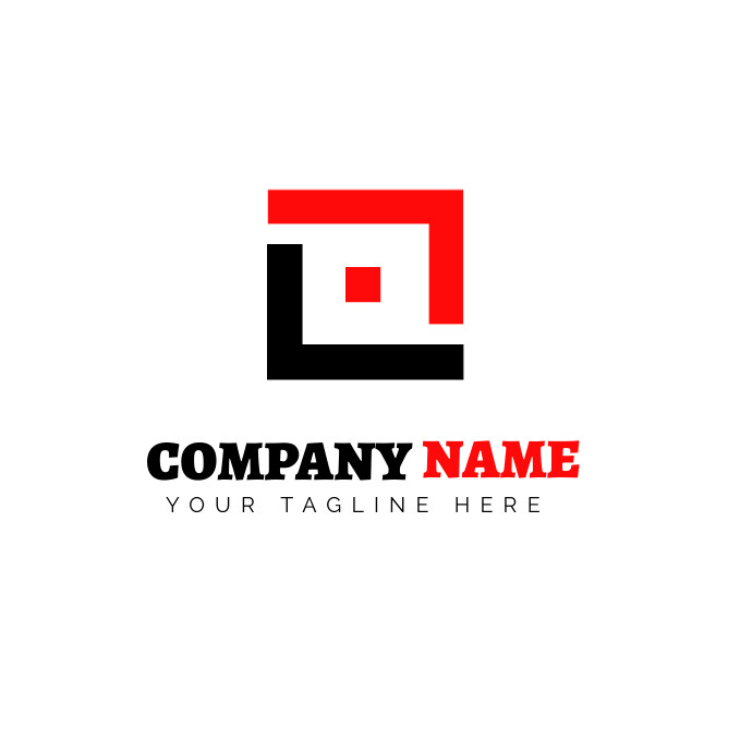 SQUARE SHAPE BUSINESS LOGO Template | PosterMyWall