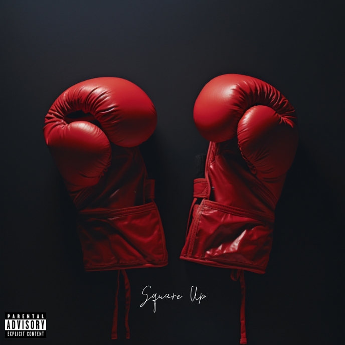 Square Up - boxing gloves - album cover desig Template | PosterMyWall
