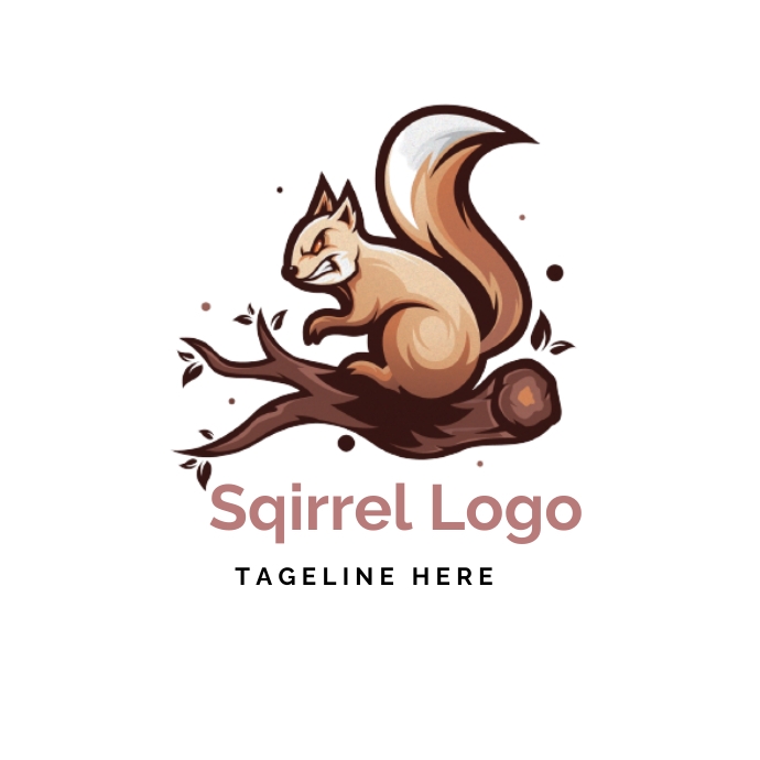 Squirrel logo Template | PosterMyWall
