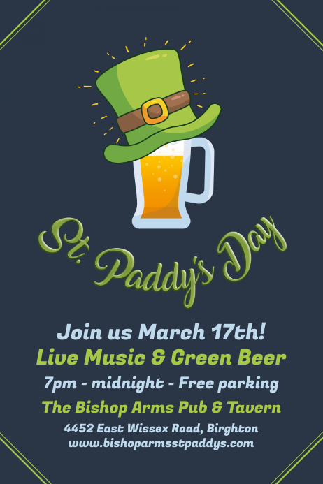 St. Paddy's Day Template | PosterMyWall
