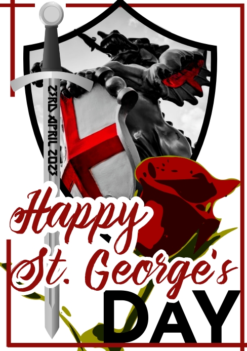 Plantilla de St George's Day Flyer | PosterMyWall
