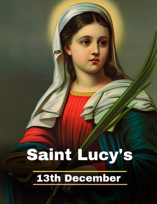 Copy of St Lucy's Day Flyer (us Letter) | PosterMyWall