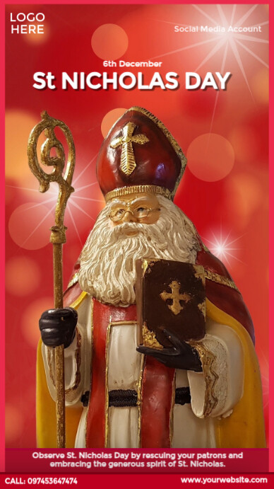 St Nicholas Day Design Template | PosterMyWall