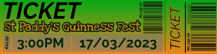 St Paddy's Guinness Fest Template | PosterMyWall