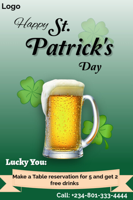 St Patrick’s day poster Template | PosterMyWall