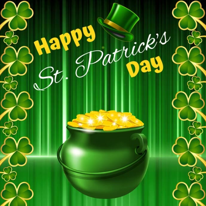 St Patrick's Day, Greetings Template | PosterMyWall