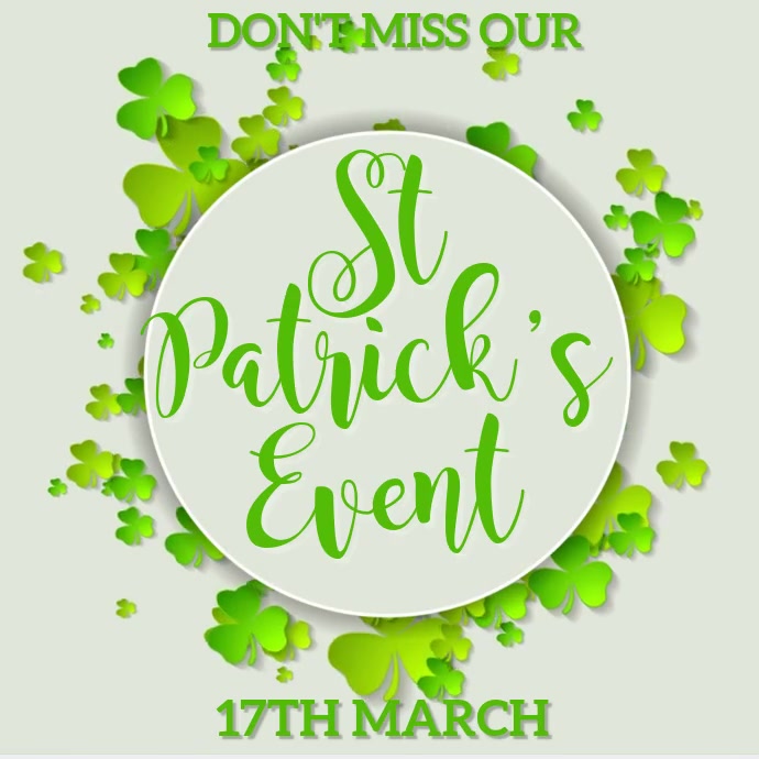Copy of St Patrick's Day Ad Video Template | PosterMyWall