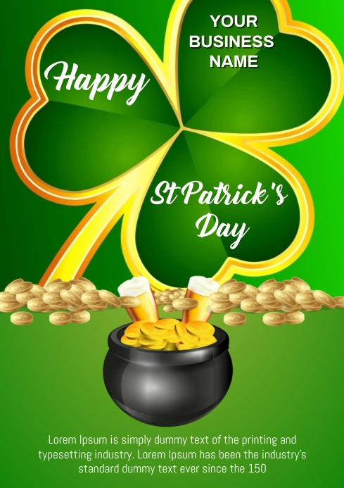St Patrick's Day Template | PosterMyWall