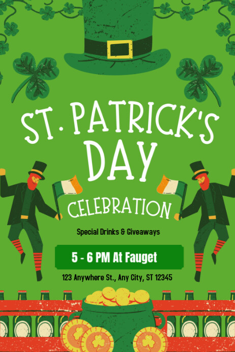 St Patrick's day Template | PosterMyWall
