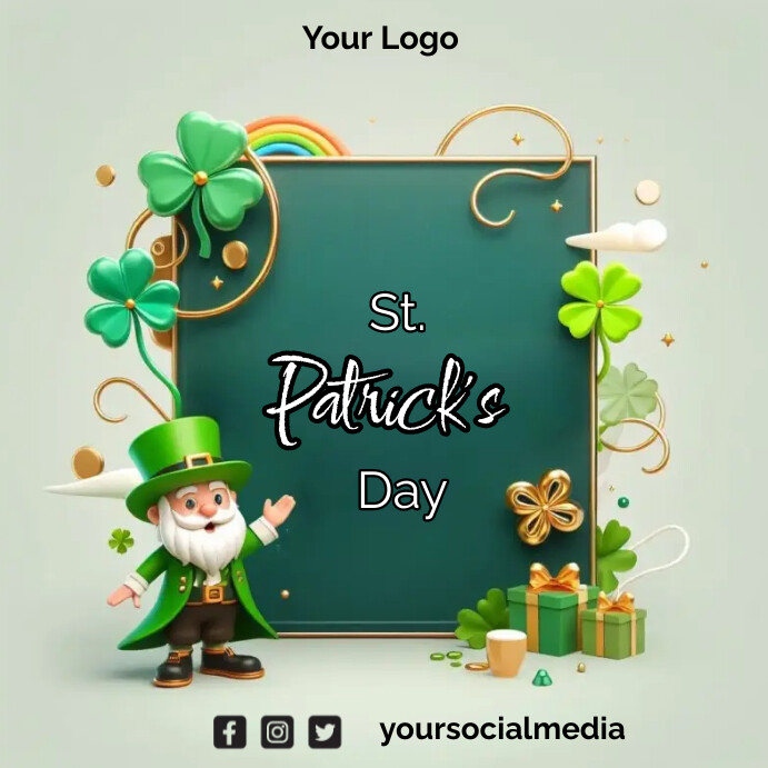 St Patrick's Day Flyer Template | PosterMyWall