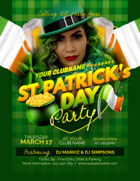 St Patricks Day Party Flyer Template | PosterMyWall