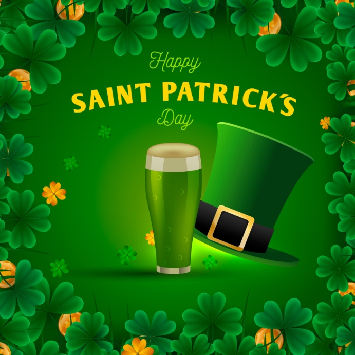 St Patrick's day poster design template | PosterMyWall