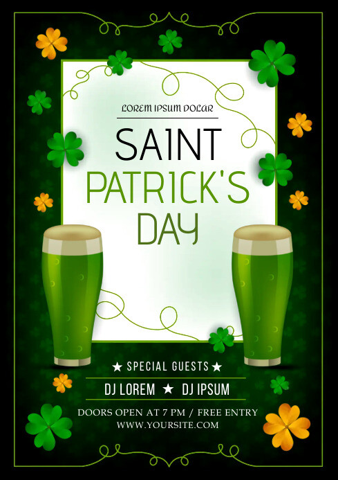 ST PATRICK'S DAY TEMPLATE | PosterMyWall