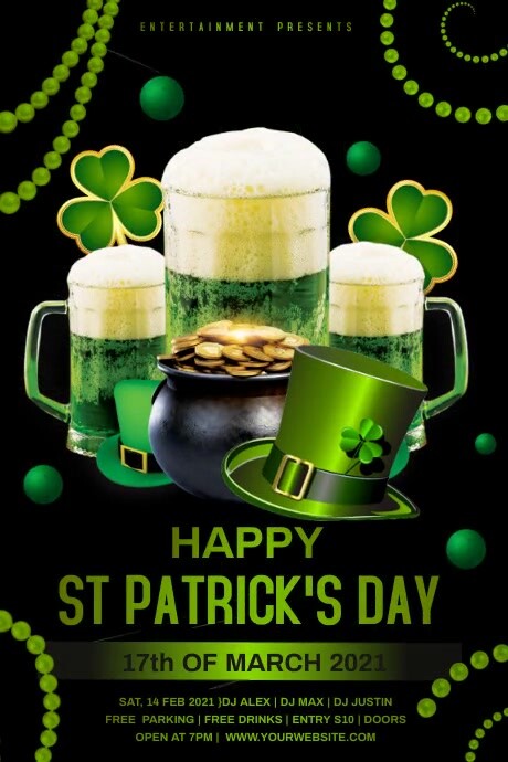 st patrick's day vide Template | PosterMyWall