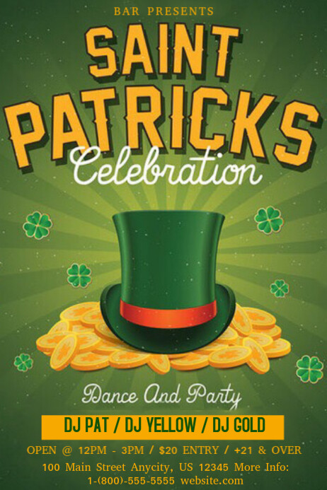 St Patricks Day celebration Template | PosterMyWall