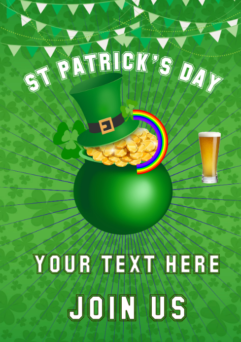 St Patricks day Template | PosterMyWall