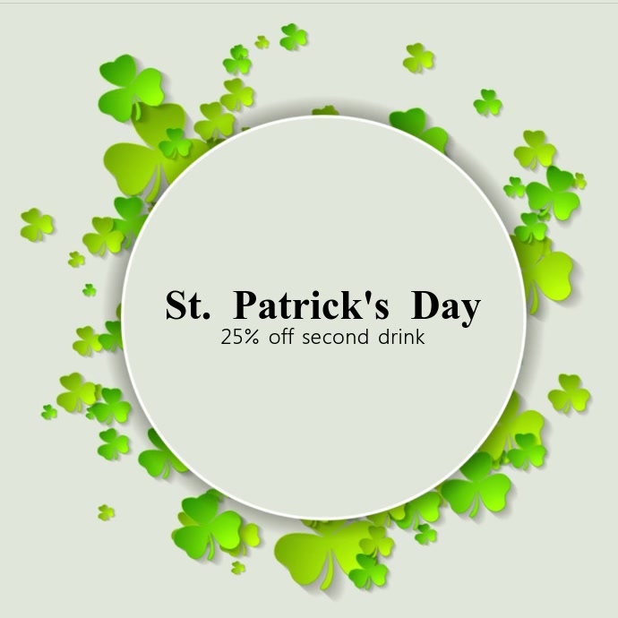 St Patty's Day Template | PosterMyWall