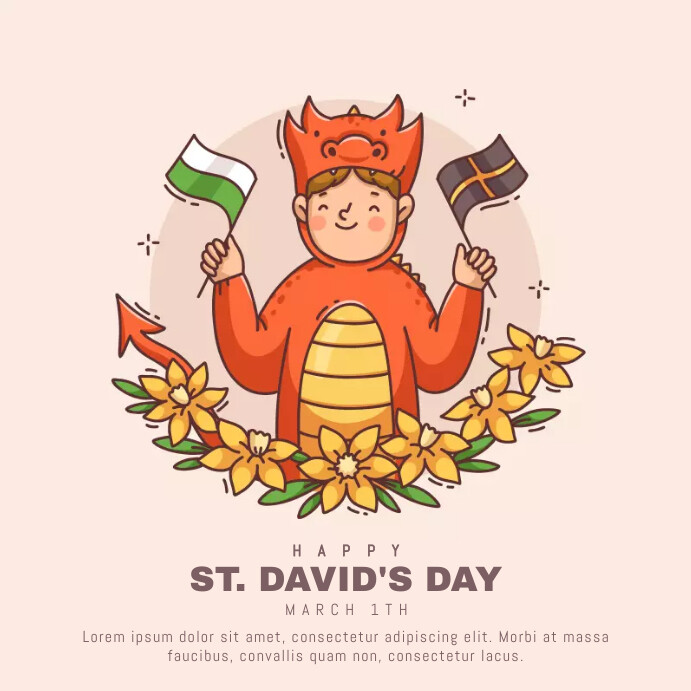 Copy of st. david's day | PosterMyWall