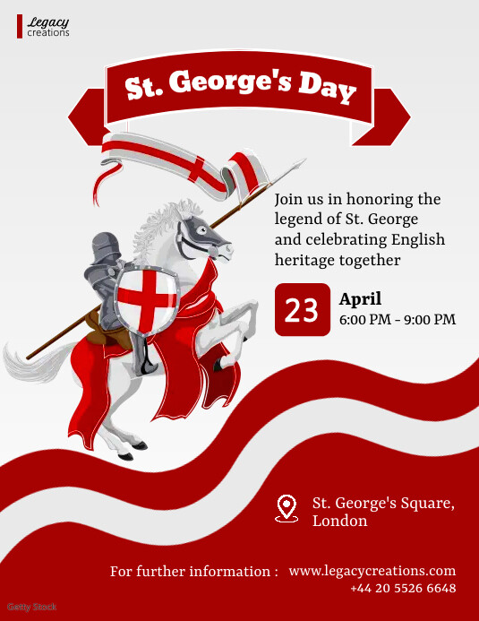 Copy of St. George's Day Flyer | PosterMyWall