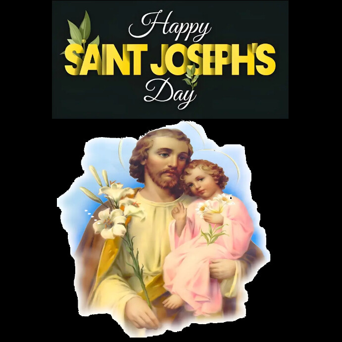 St. Joseph's day template | PosterMyWall