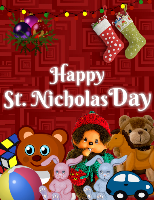 St. Nicholas Day, Greetings Template | PosterMyWall