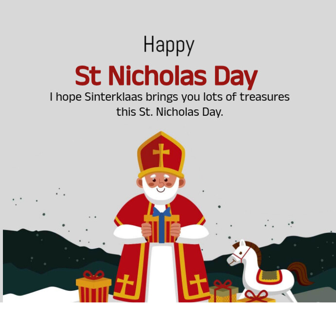 St. Nicholas Day Template | PosterMyWall