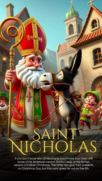 St. Nicholas History Template | PosterMyWall
