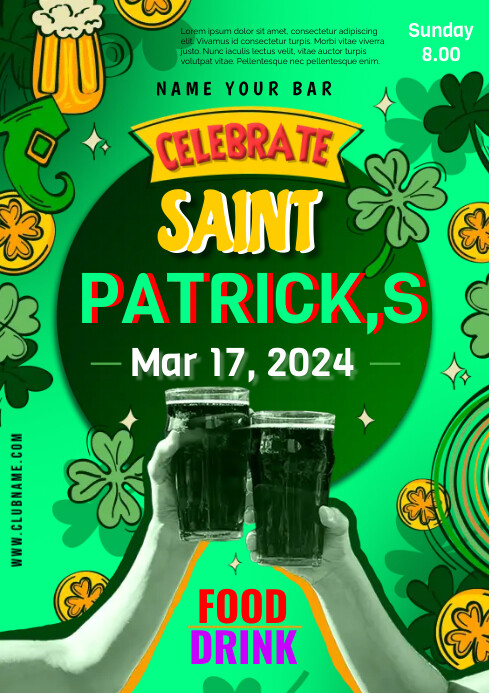 St. party Template | PosterMyWall