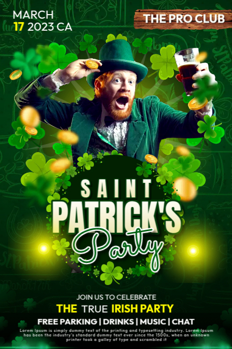 Copy of St. Patrick's Bar Party | PosterMyWall