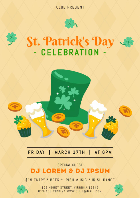 st. patrick's day Template | PosterMyWall