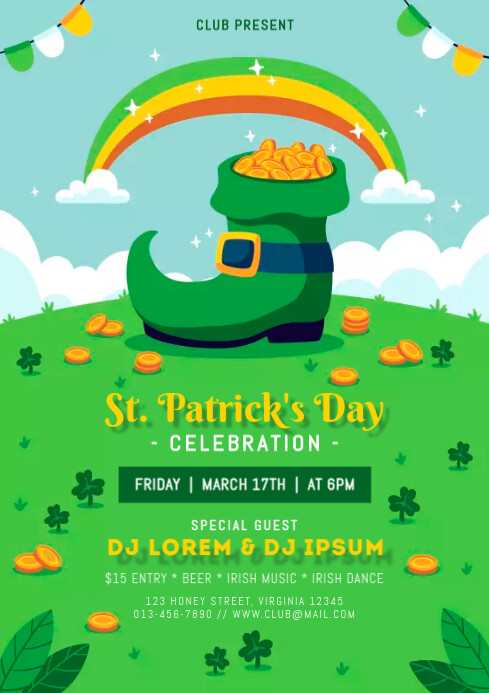 st. patrick's day Template | PosterMyWall