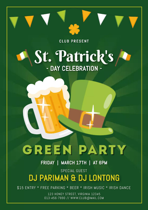 st. patrick's day Template | PosterMyWall