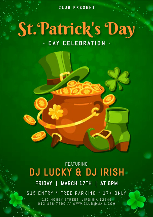 st. patrick's day Template | PosterMyWall