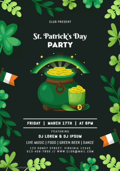st. patrick's day Template | PosterMyWall