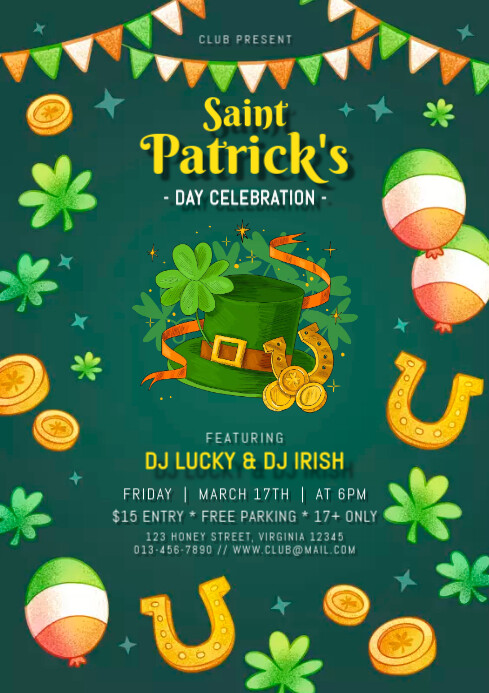 st. patrick's day Template | PosterMyWall