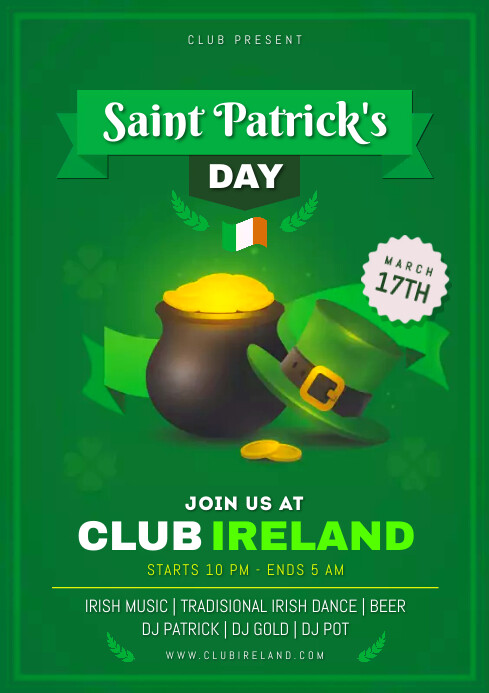 st. patrick's day Template | PosterMyWall