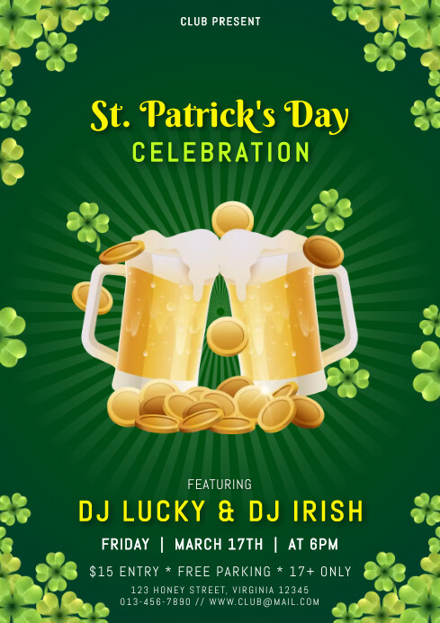 st. patrick's day Template | PosterMyWall