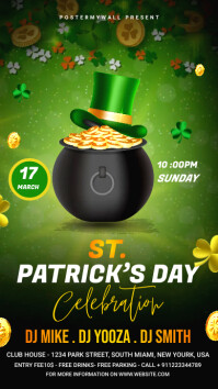St. Patrick Day Menu Display Template | PosterMyWall