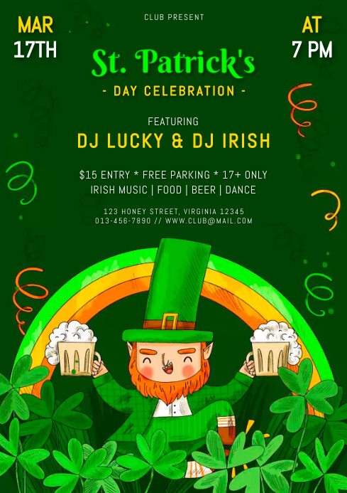 st. patrick's day Template | PosterMyWall