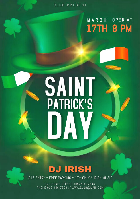 st. patrick's day Template | PosterMyWall