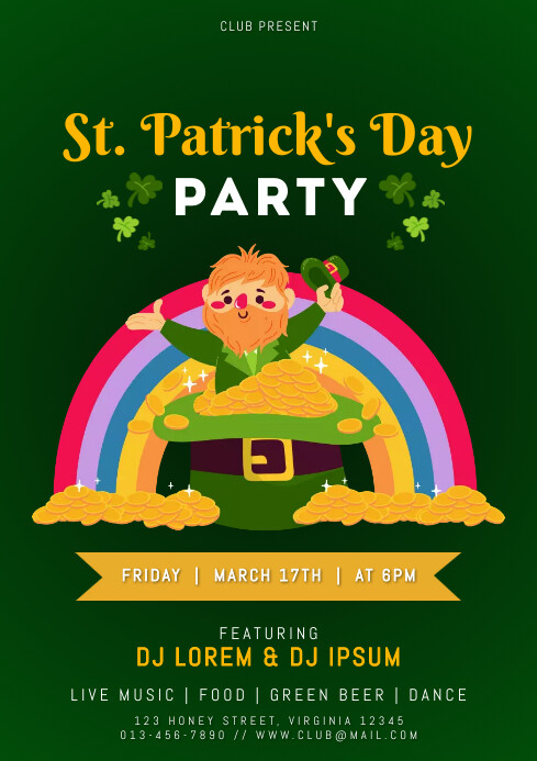 st. patrick's day Template | PosterMyWall
