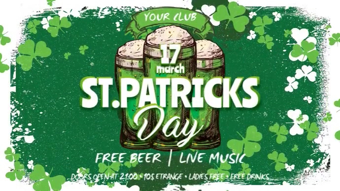 St. Patrick's Day Display Template | PosterMyWall