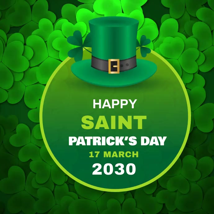 St. Patrick's Day Instagram post Template | PosterMyWall