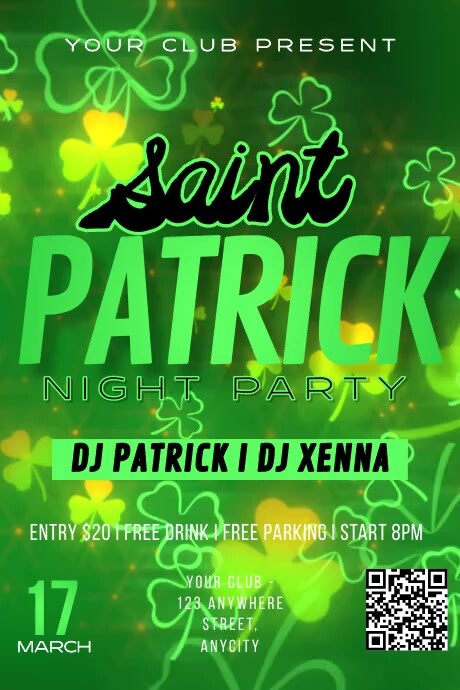 Plantilla de St. Patrick's Day Party | PosterMyWall
