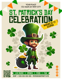 St Patricks Day Party Flyer Template | PosterMyWall