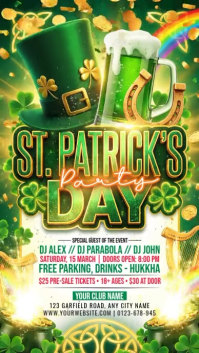 St. Patrick's Day Party Instagram Story Template | PosterMyWall