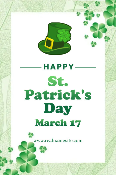 St. Patrick's Day Poster Template | PosterMyWall